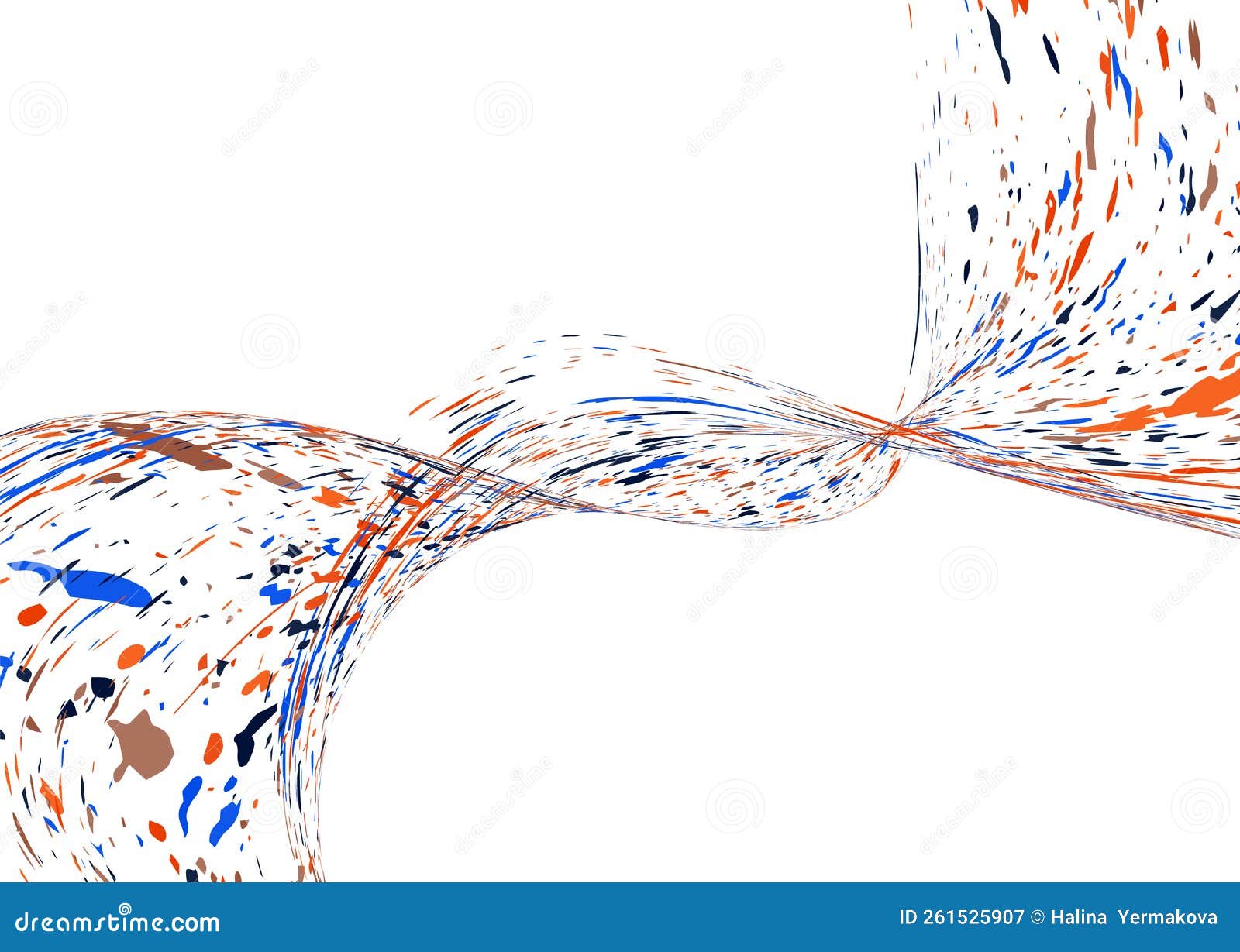 Multi-colored Dust Particles And Debris, Paint Splashes, Strokes Are ...