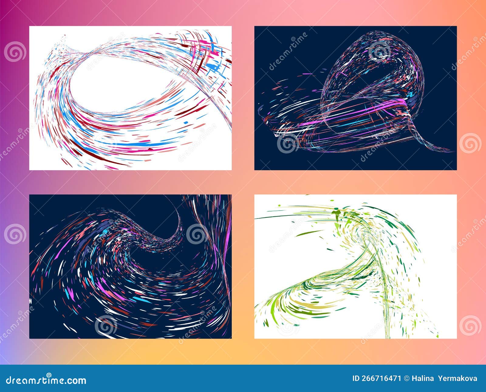 Multi-colored Dust Particles And Debris, Paint Splashes, Strokes Are ...