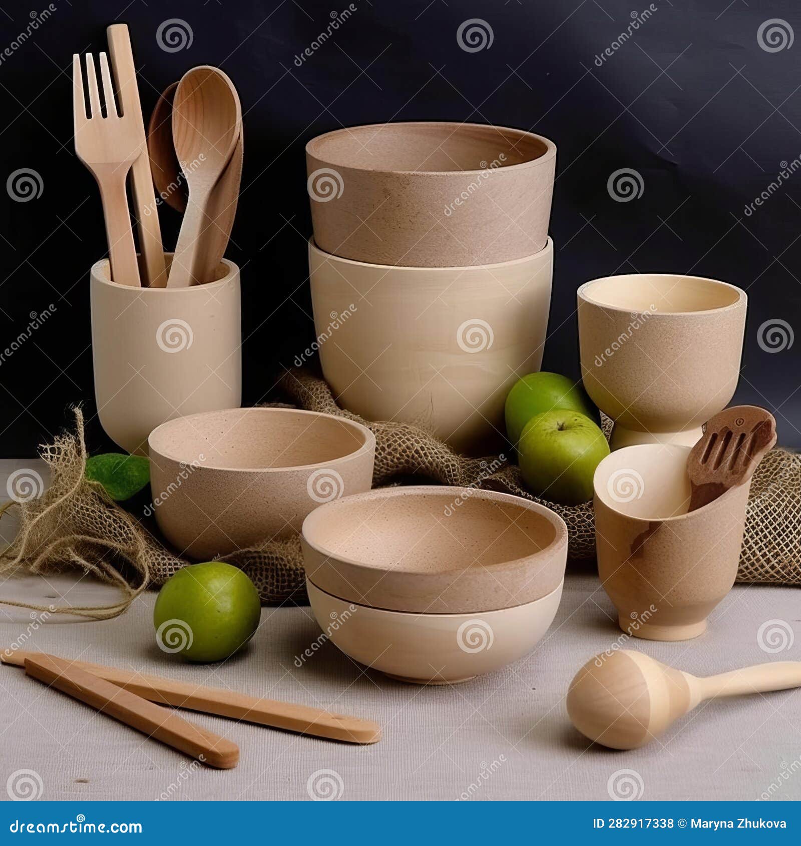 Multi-colored Earthenware, Decorative Plate Set for Food. Eco-friendly ...