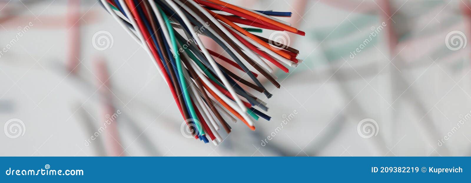 Multi Colored Electrical Wires for Wiring Closeup Stock Image - Image ...