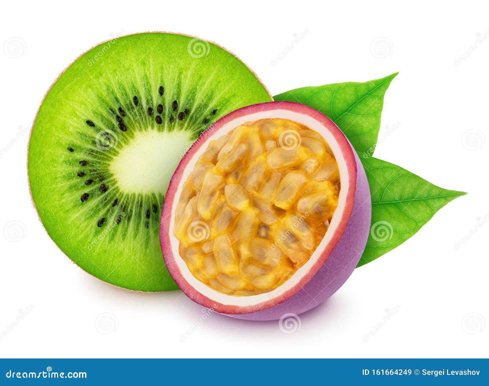 Multi-colored Exotic Composition with Tropical Fruit Mix of Passion ...