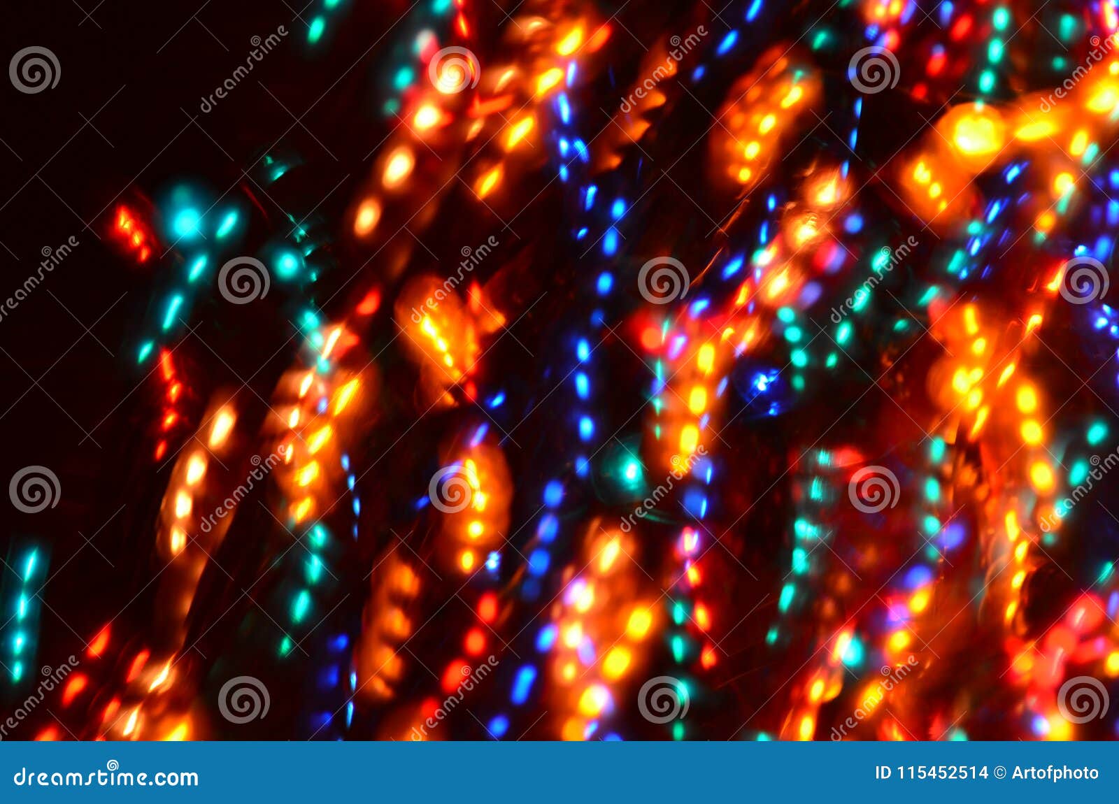 Multi-colored Explosion of Lights. Stock Photo - Image of design ...