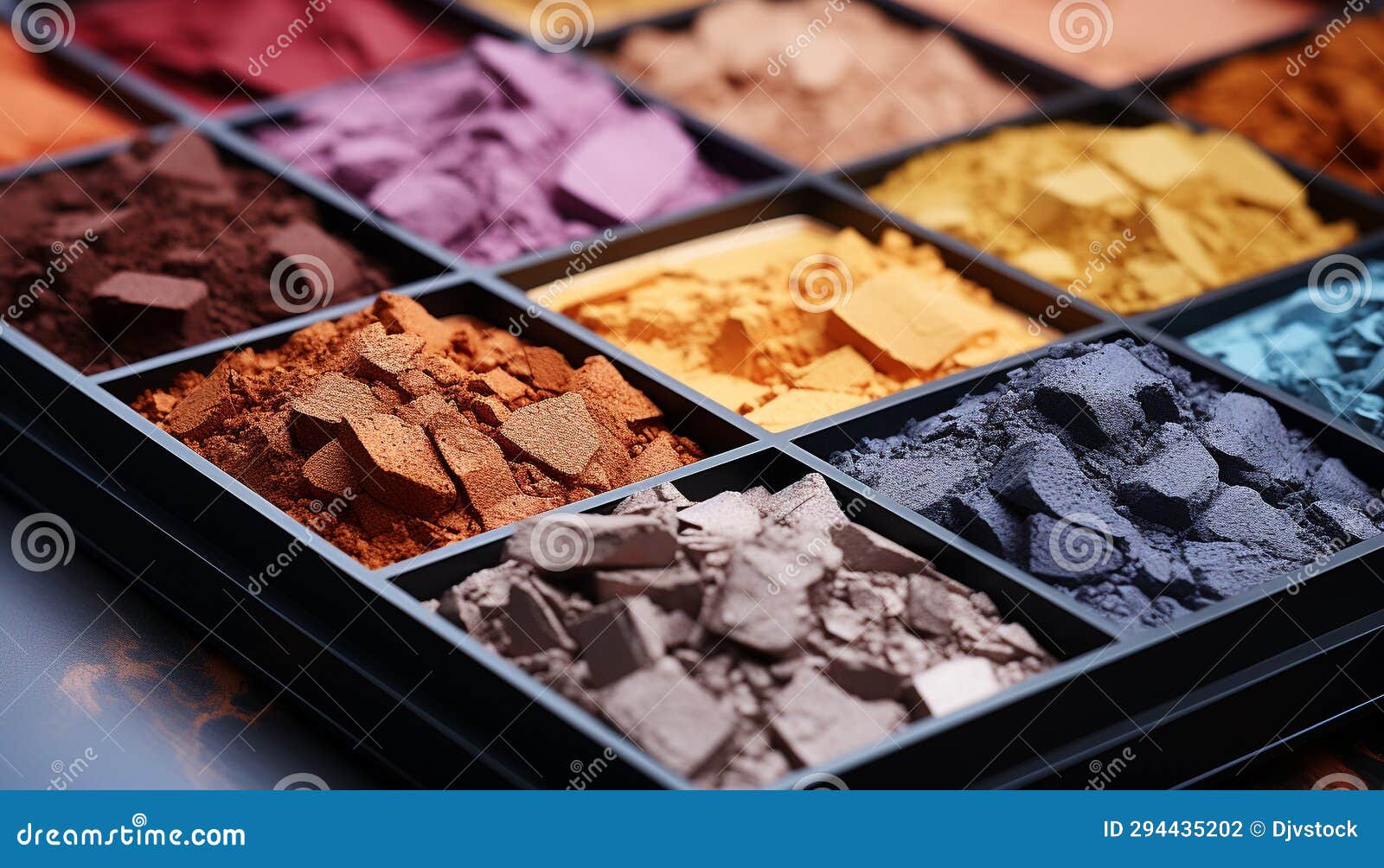 Multi Colored Eye Shadow Palette, a Beauty Product for Creative Make Up ...