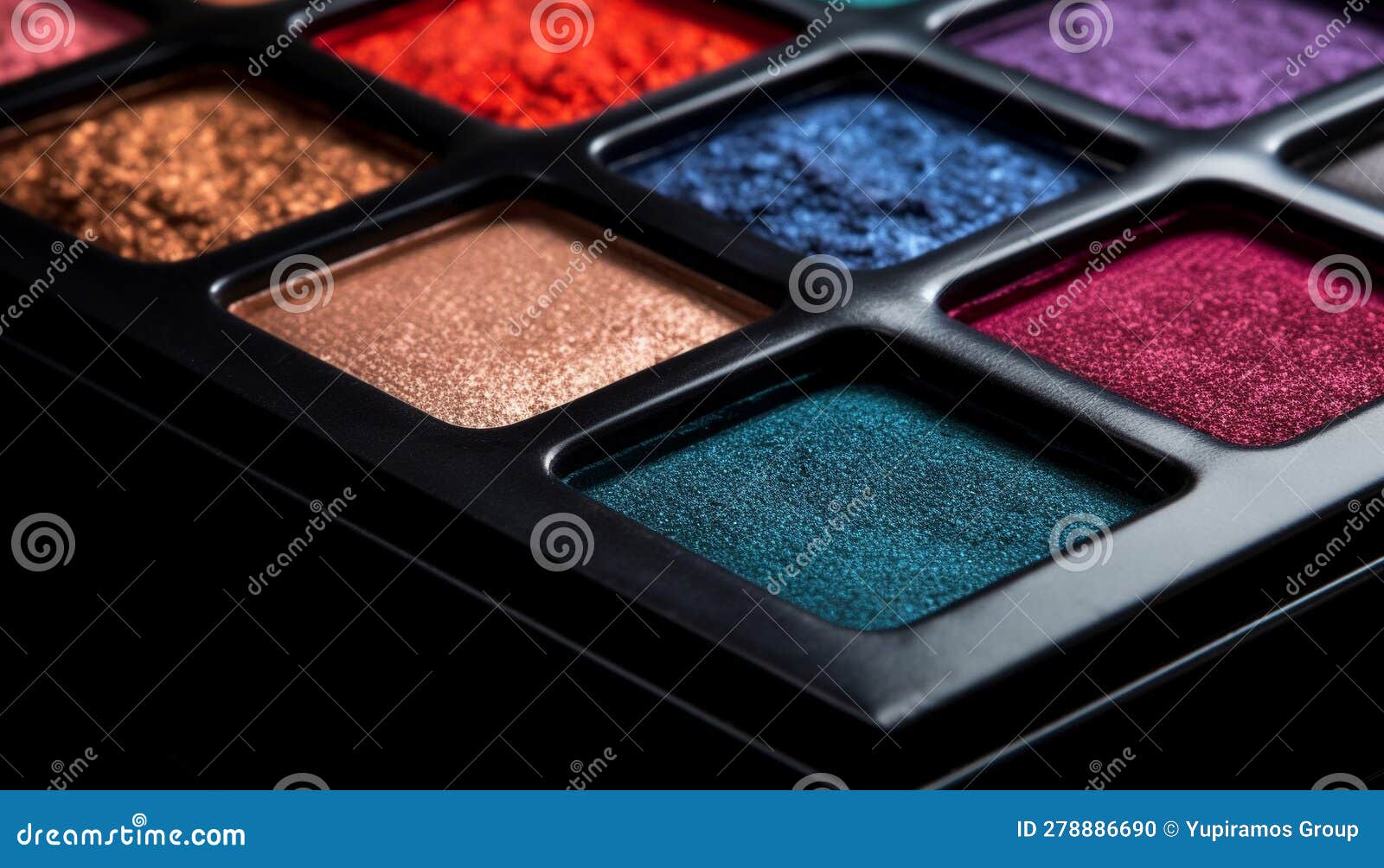 Multi Colored Eyeshadow Palette Adds Glamour To Your Make Up Collection ...