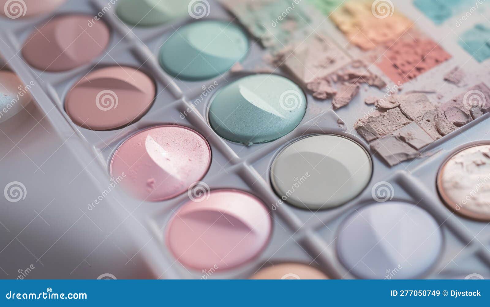 Multi Colored Eyeshadow Palette, a Beauty Collection Set Generated by ...