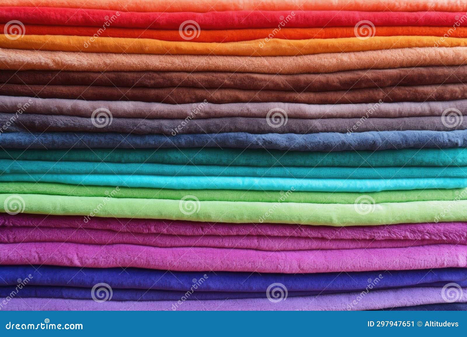 Multi-colored Felt Fabric Stacked in Layers Stock Image - Image of felt ...