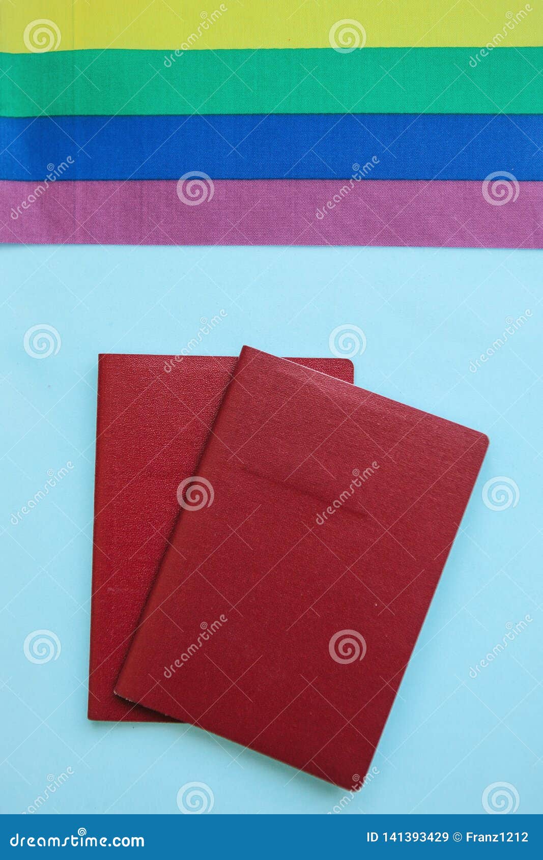 The Multi-colored Flag is a Rainbow-colored or LGBT Flag Next To a ...