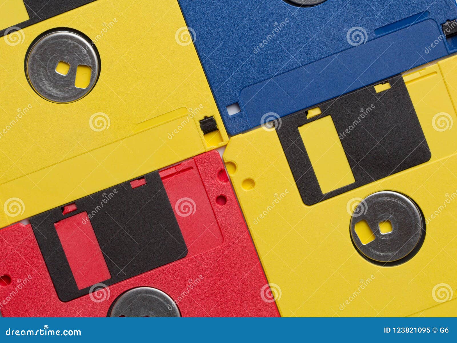 Multi-colored Floppy Disks Background Stock Image - Image of group ...