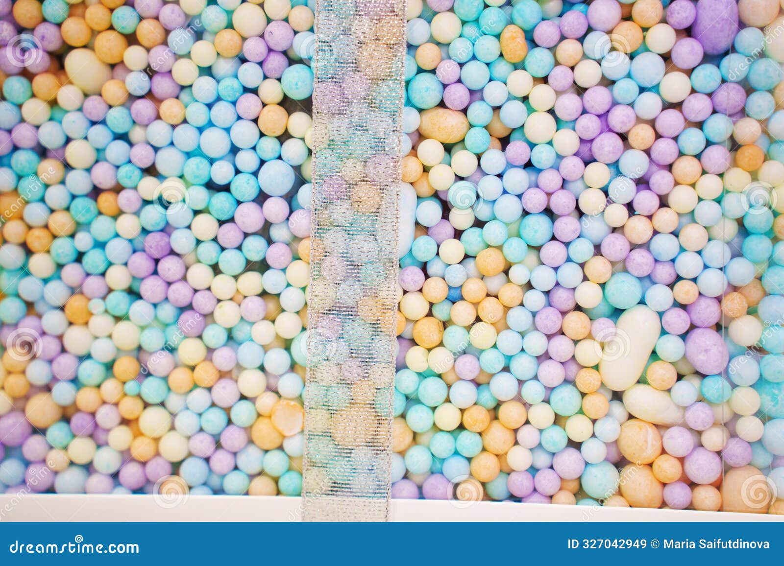 Multi-colored Foam Balls in a Transparent Box. Background and Texture ...