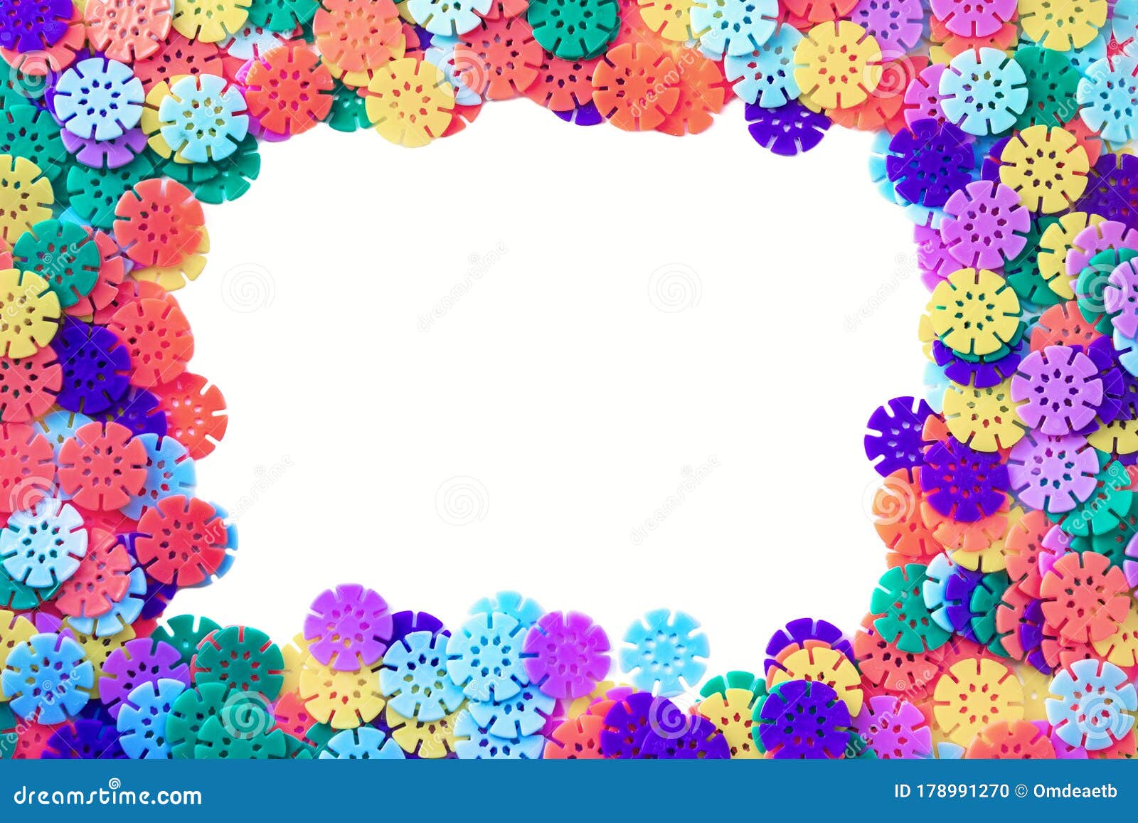 Multi-colored Frame Designer Background. Multi-colored Details in the ...