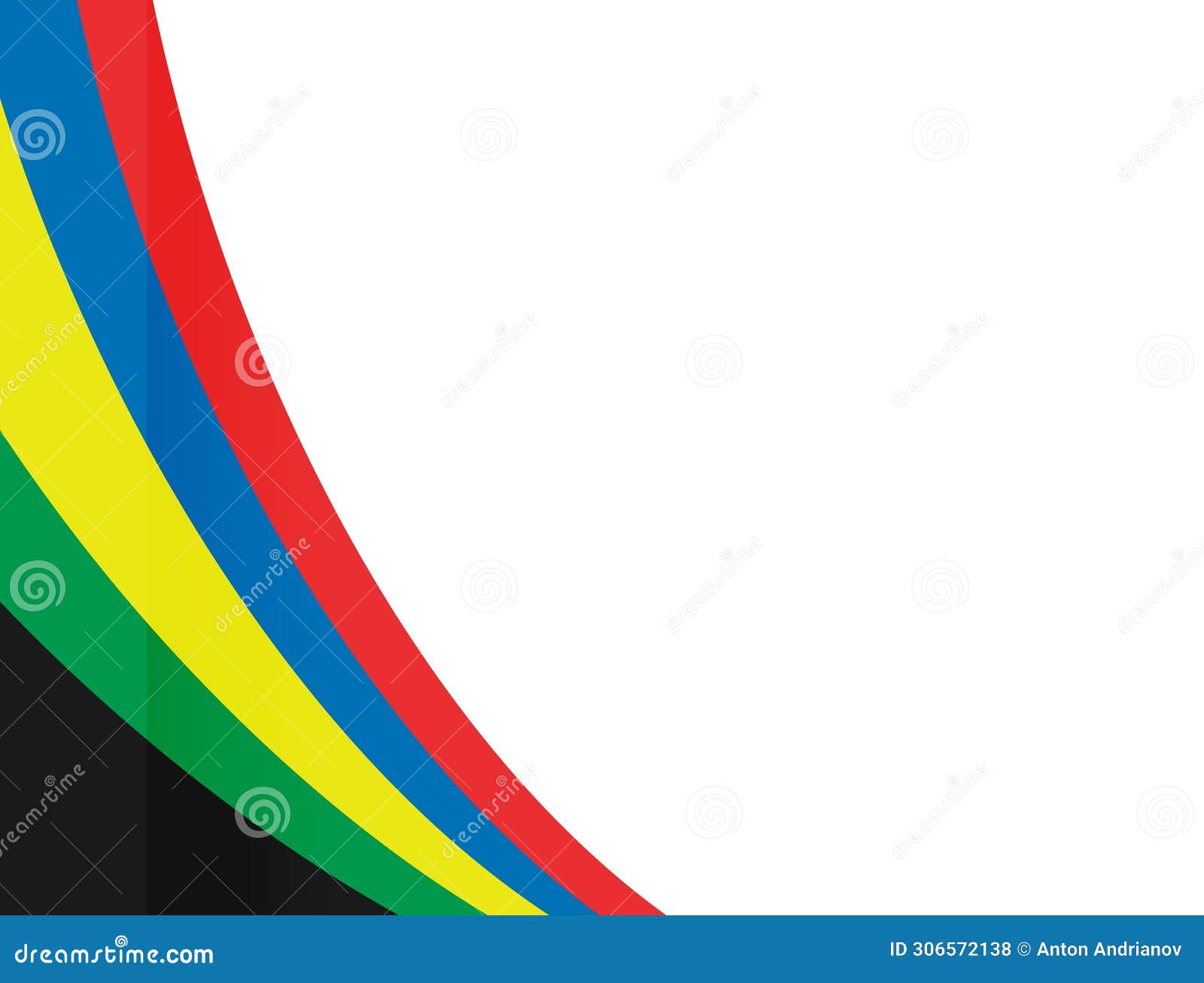 Multi-colored Frame, Template for Writing Text. Vector Graphics. Stock ...