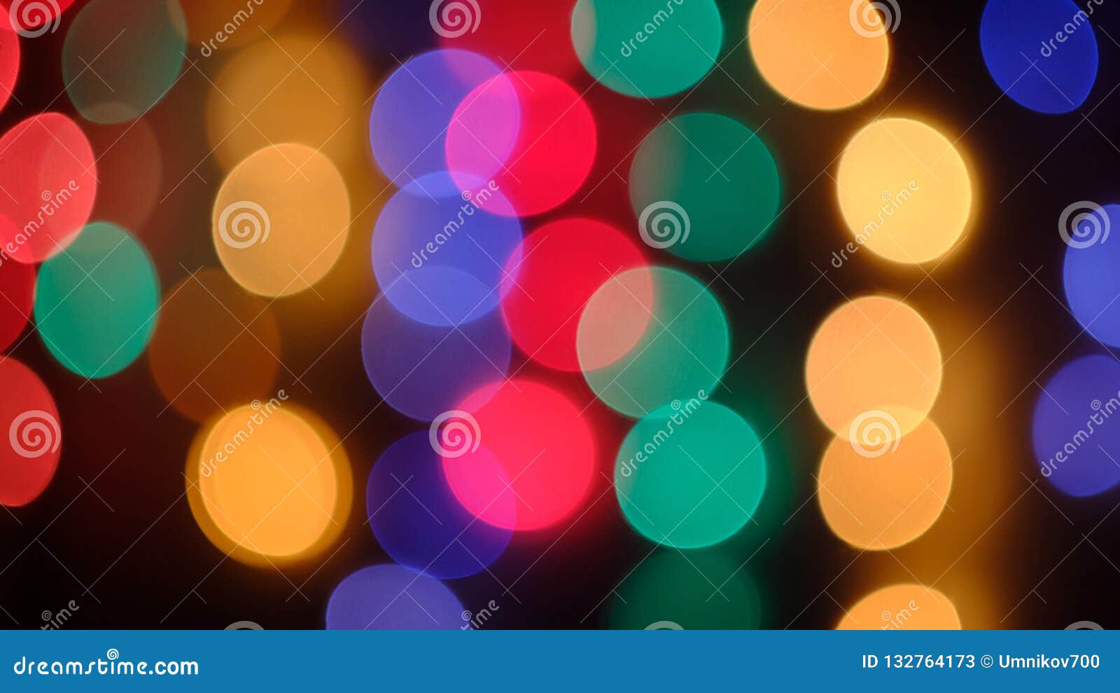 Multi-colored garland stock image. Image of dark, green - 132764173