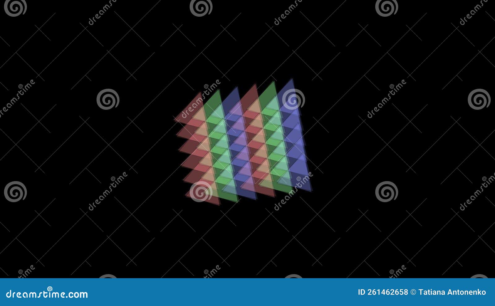 Multi-colored Geometric Shapes Arrows and Lines Directional Movement ...