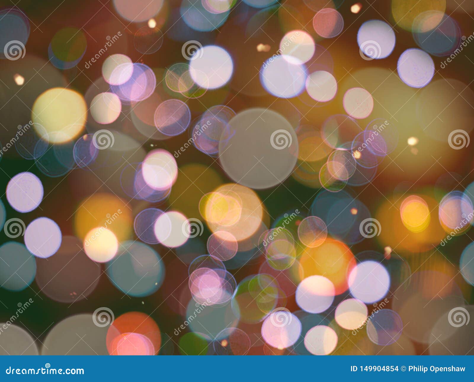 Multi Colored Glowing Round Blurred Lights Night Abstract with Sparkle ...