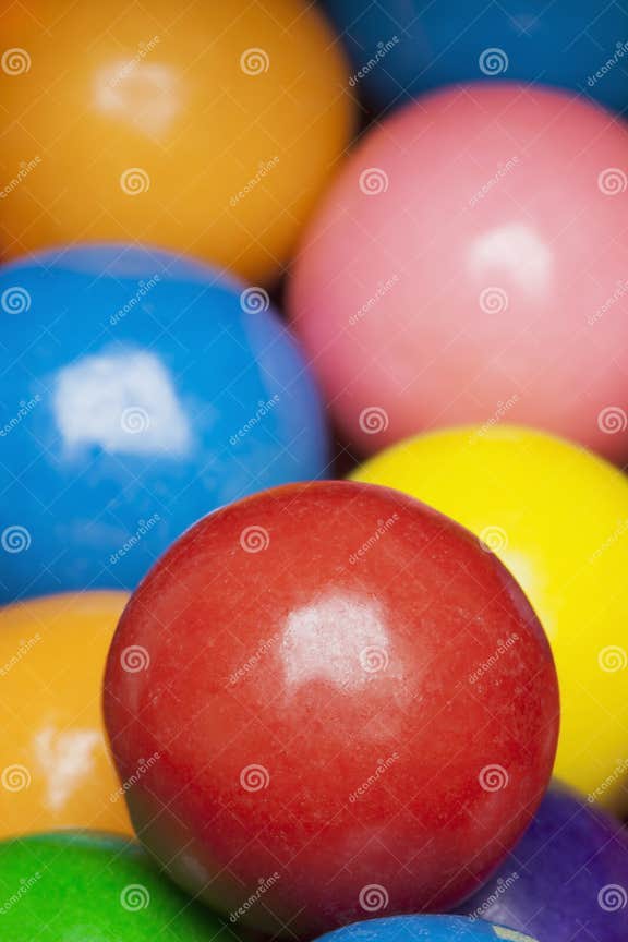 Multi-colored gumballs stock photo. Image of selective - 31117364