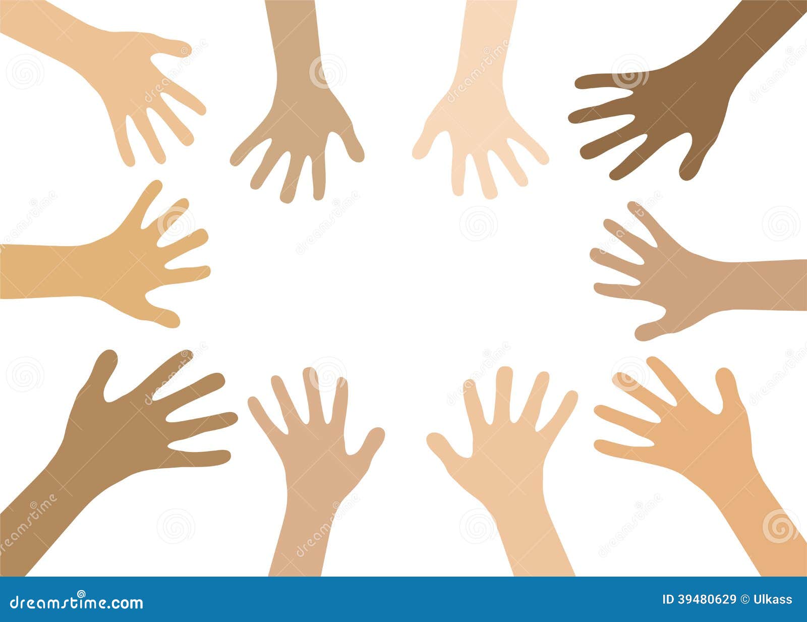 Multi Colored Hands. Vector EPS8. Stock Vector - Illustration of ... Multi Colored Hands. Vector EPS8. Stock Vector - Illustration of ...