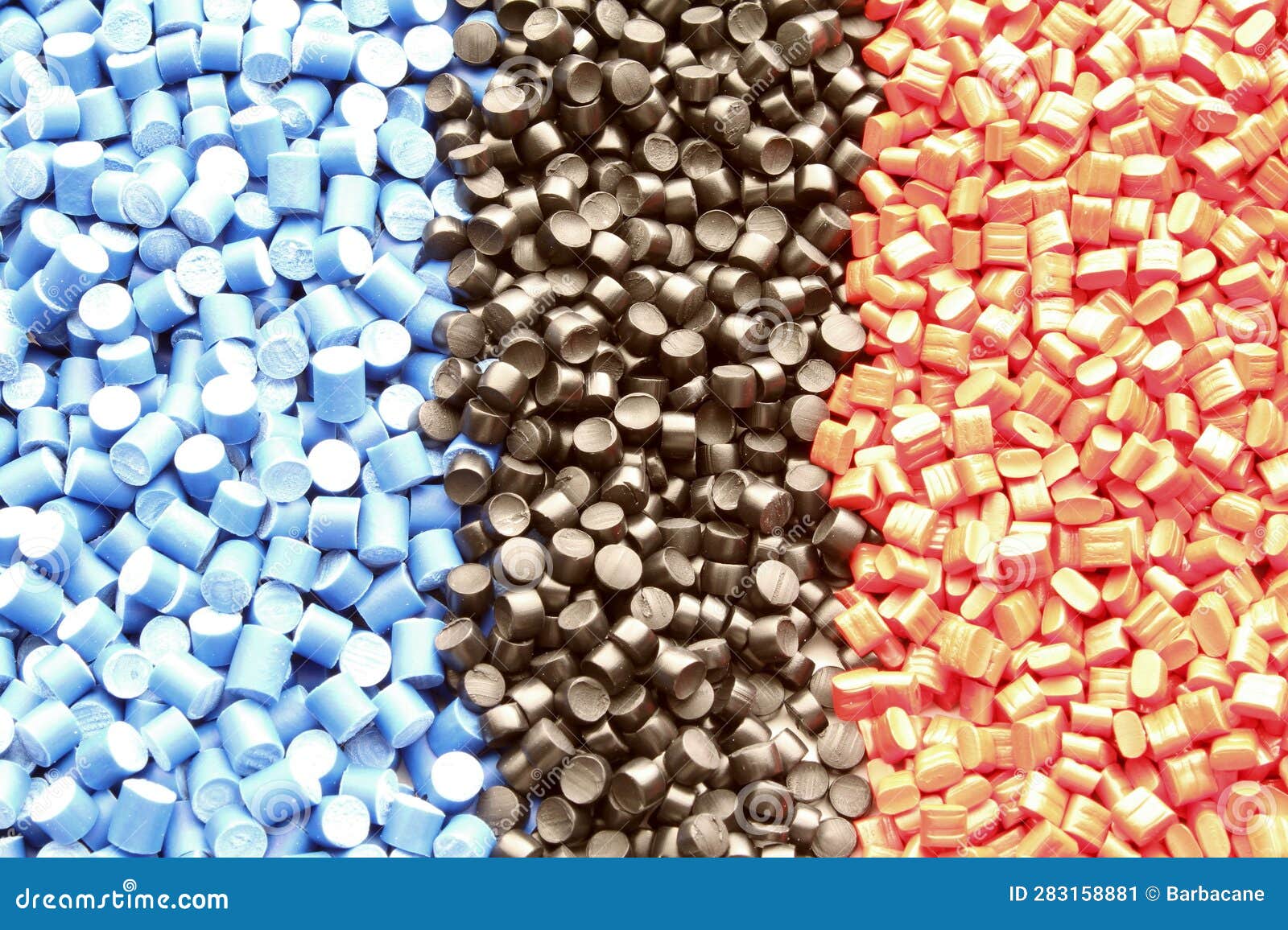 Industrial Products of Multi-coloured Polymer Granules. Multicolored ...