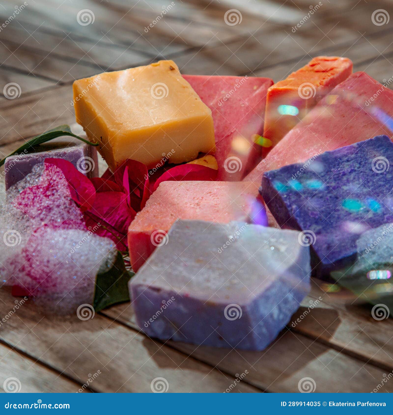 Multi-colored Homemade Soap Stock Image - Image of bubbles, care: 289914035
