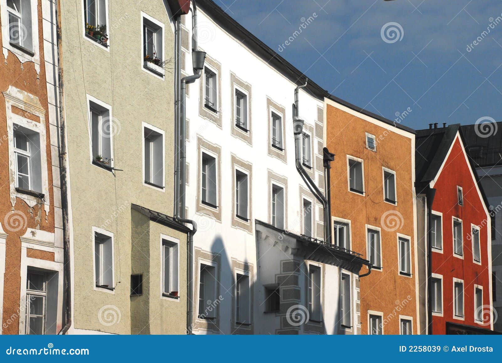 Multi-colored homes stock image. Image of wood, colorful - 2258039