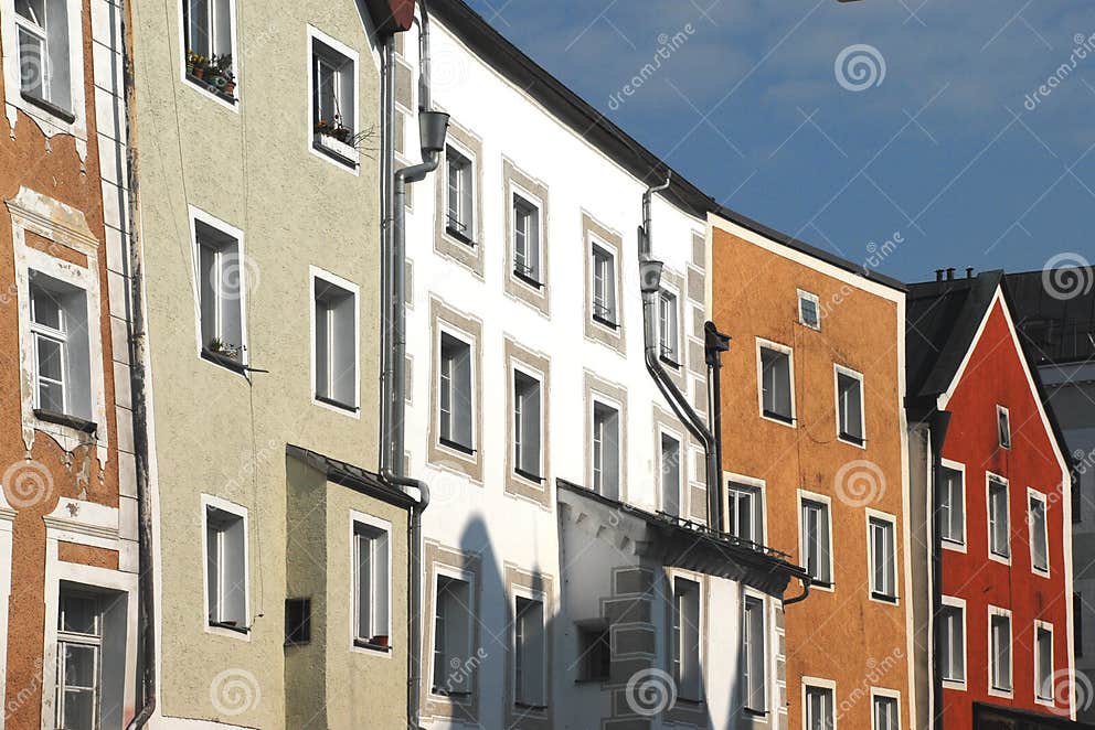 Multi-colored homes stock image. Image of wood, colorful - 2258039