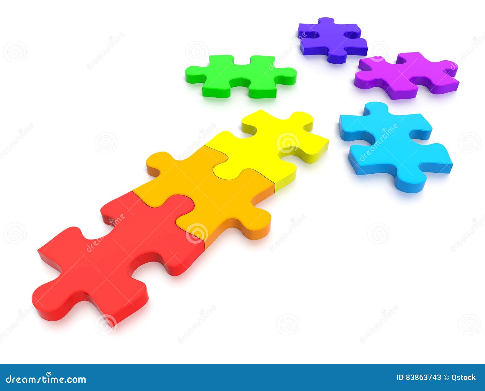 Multi Colored Jigsaw Puzzle Pieces Stock Illustration - Illustration of ... Multi Colored Jigsaw Puzzle Pieces Stock Illustration - Illustration of ...