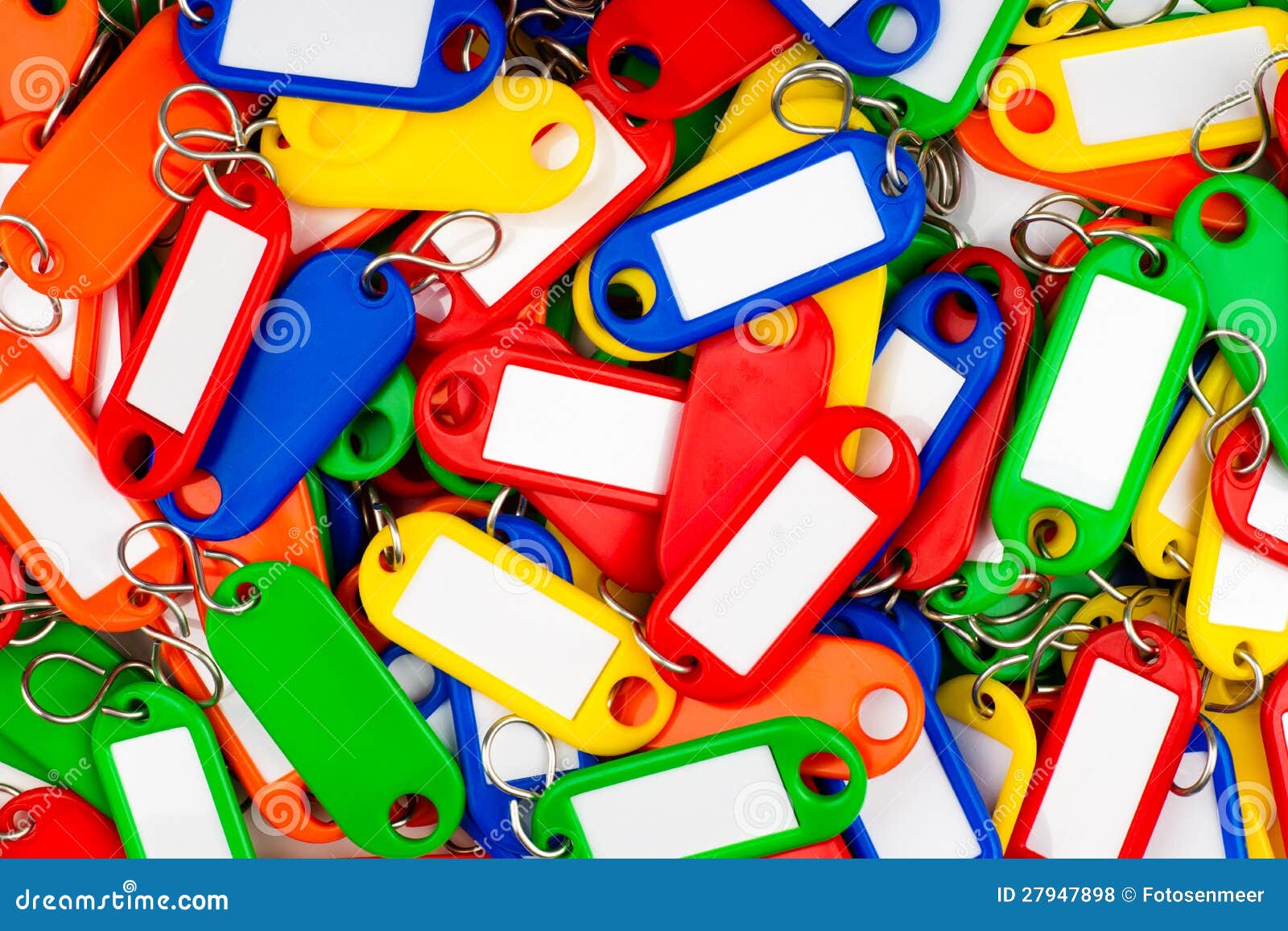 Multi colored key rings stock photo. Image of colour - 27947898