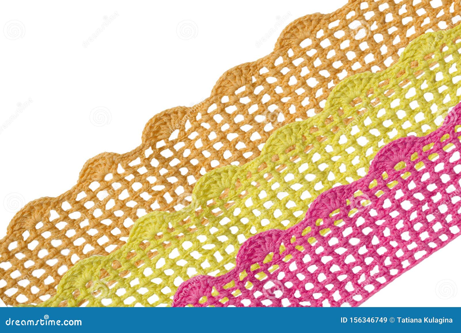 Multi-colored lace. stock image. Image of cotton, handicrafts - 156346749