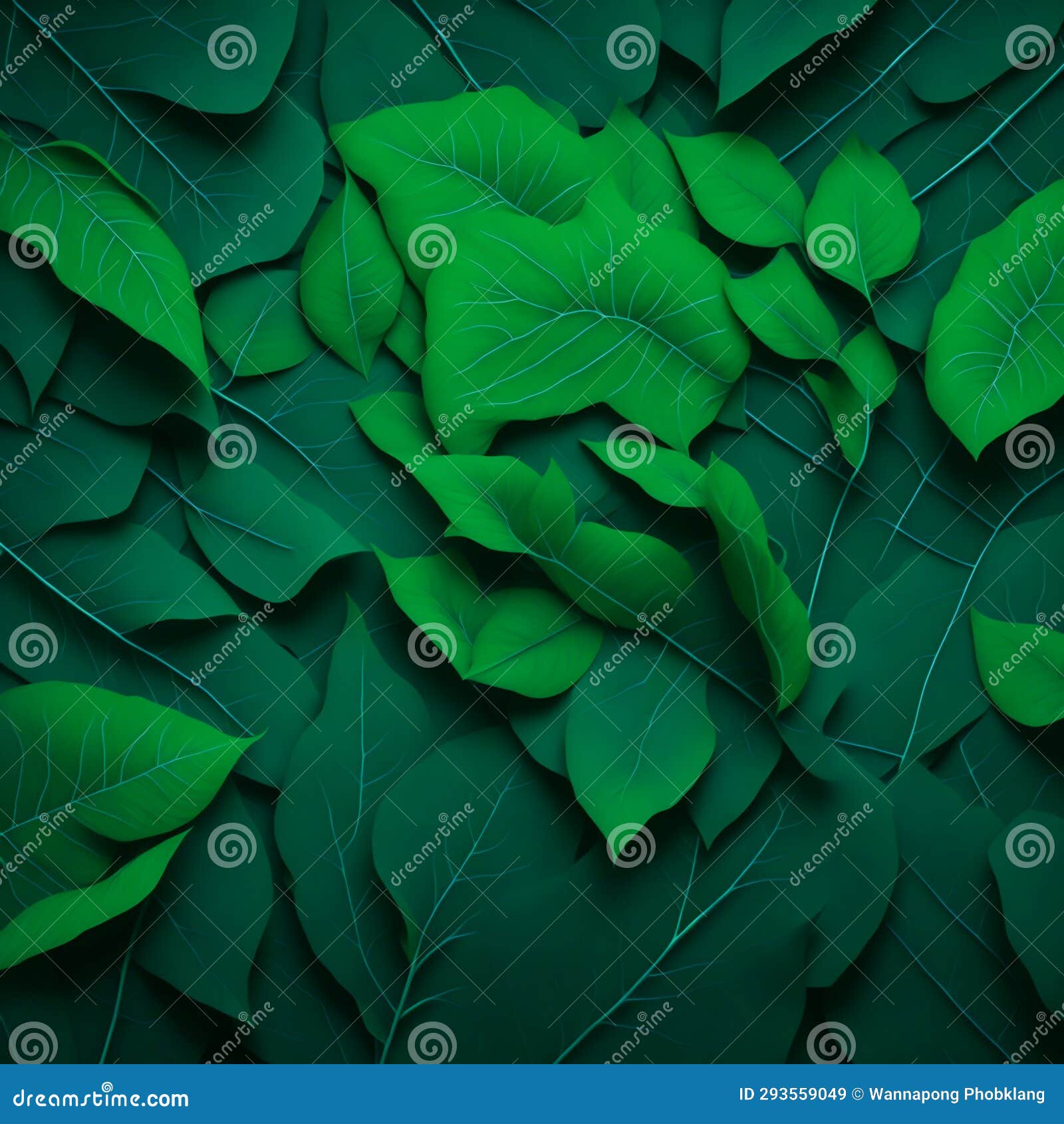 Multi Colored Leaf Background Tranquil Natural Textures for Eco Design ...