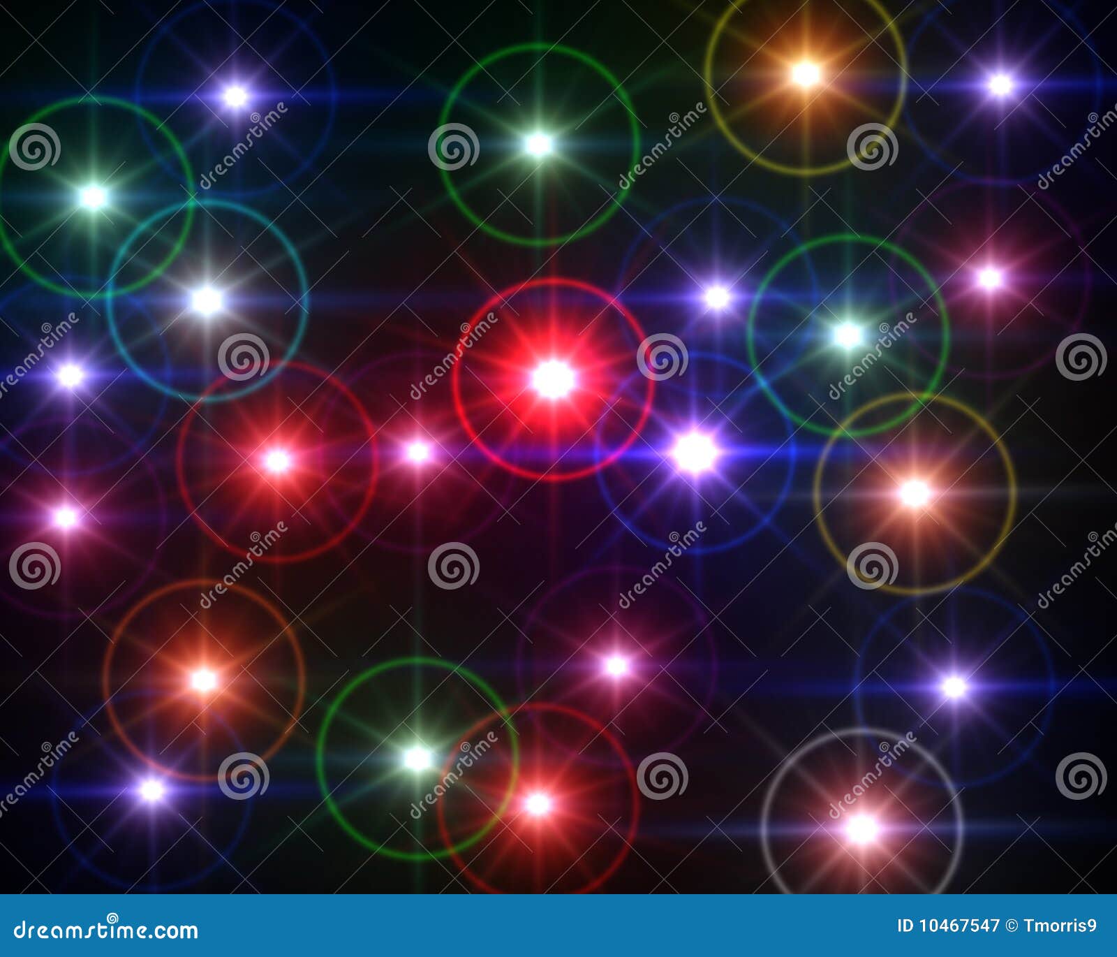 Multi Colored Light Lens Flare Stock Illustration - Illustration of ...