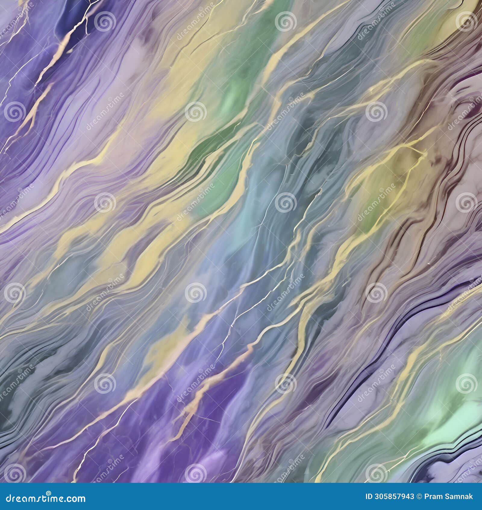 Multi-colored Lightning Pattern Marble. Generative AI. Stock ...