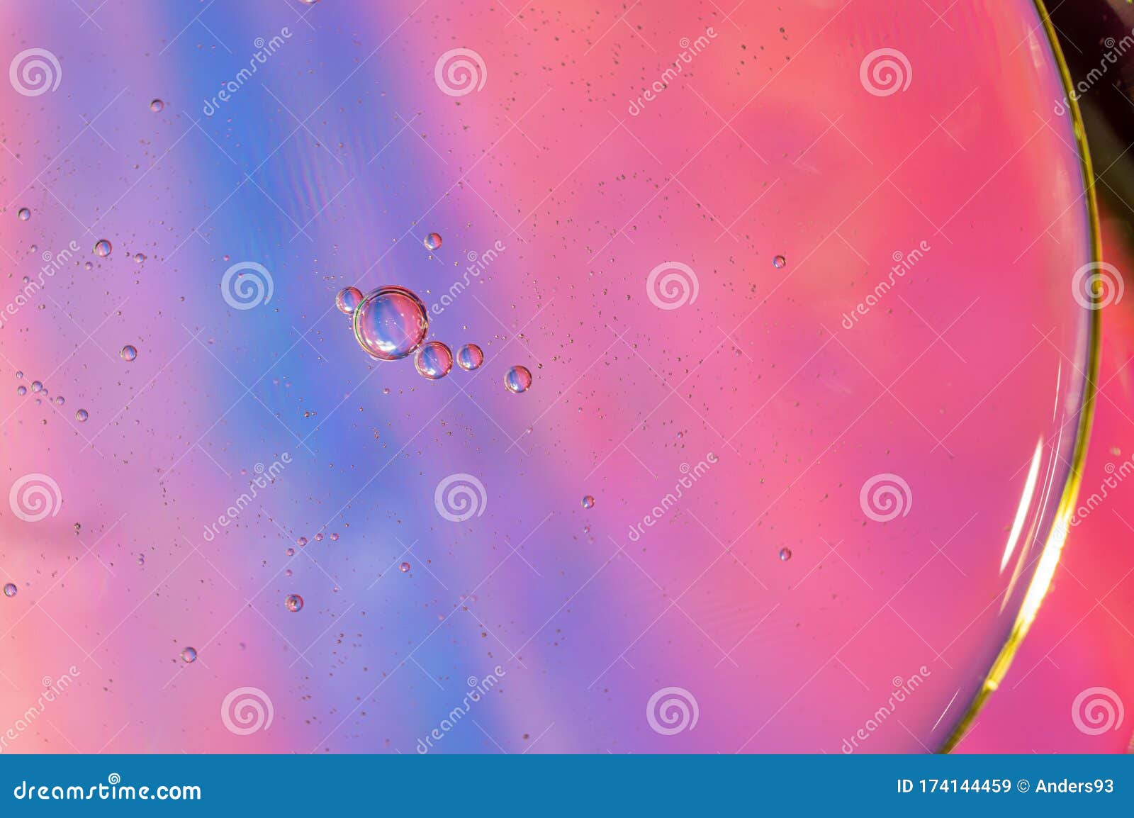 Multi Colored Liquid Oil Bubbles Stock Image - Image of drink ...