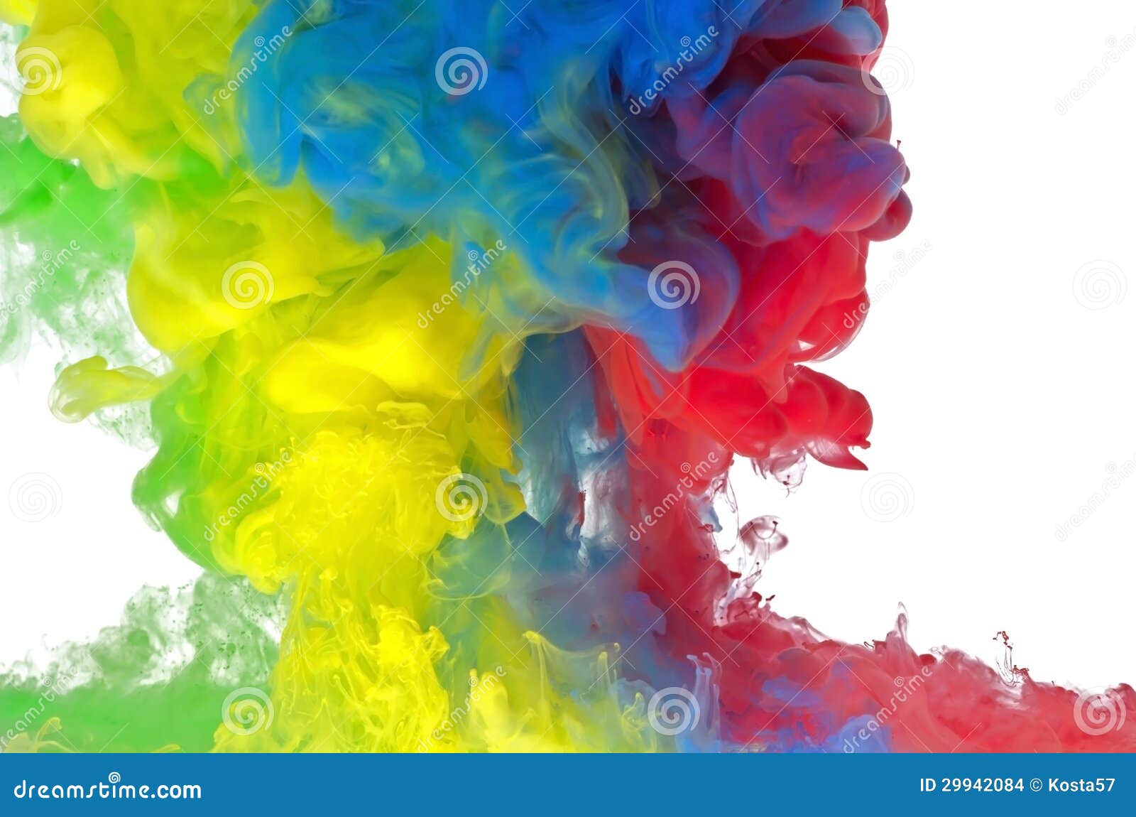 Multi colored liquid stock photo. Image of paint, blue - 29942084