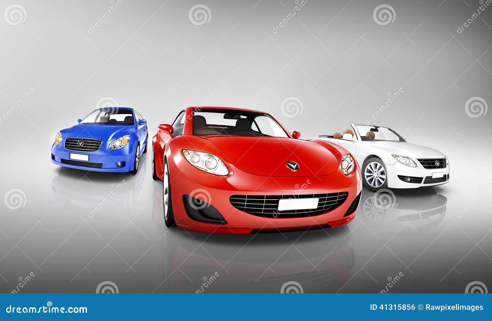Multi Colored of Luxury Vehicles Stock Illustration - Illustration of ...