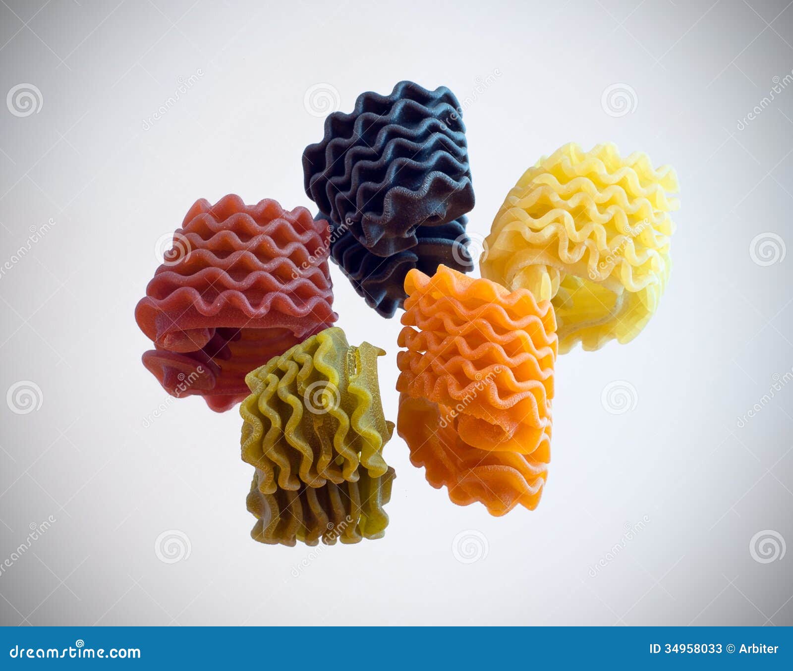 Multi-colored macaroni stock image. Image of kitchen - 34958033