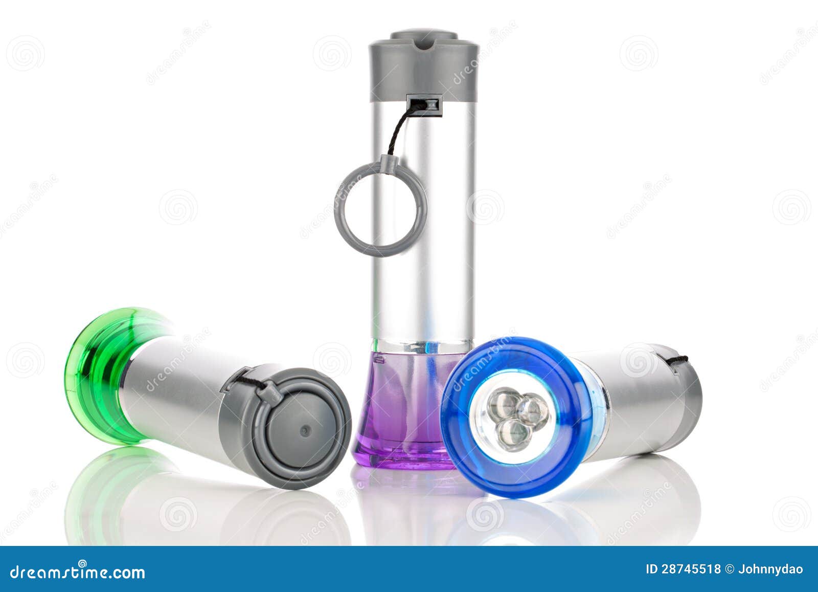 Multi-colored Manual LED Flashlights Stock Photo - Image of flashlights ...