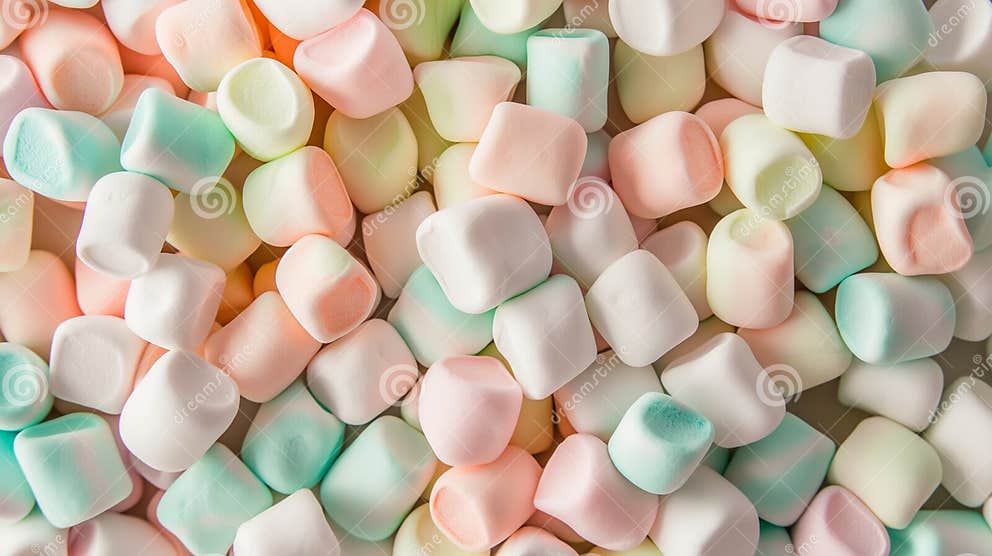 Multi-colored Marshmallows. Background or Texture of Colorful ...