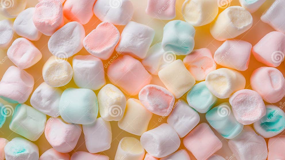 Multi-colored Marshmallows. Background or Texture of Colorful ...