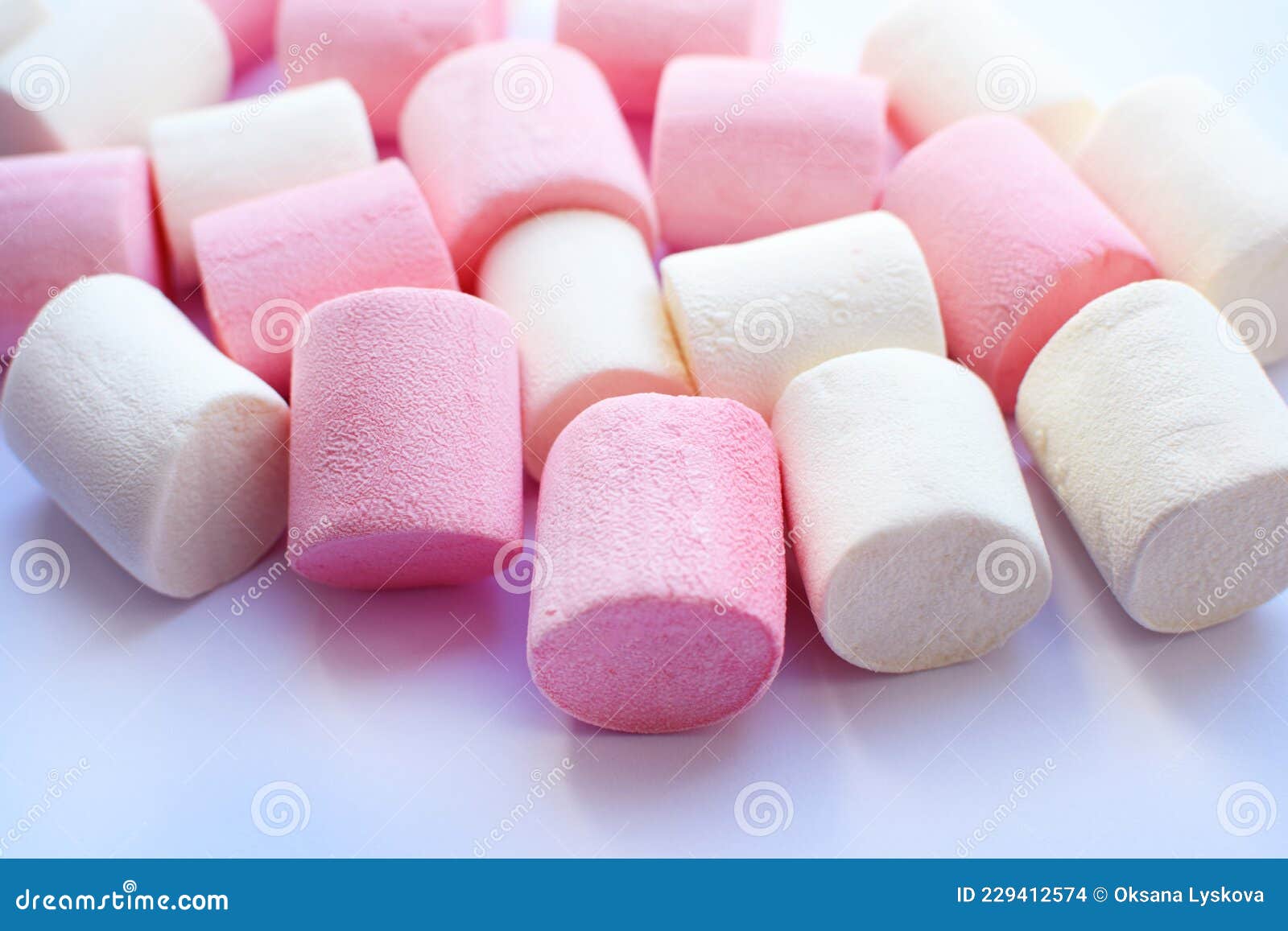 Multi-colored Marshmallows. Background or Texture of Colorful Pink ...