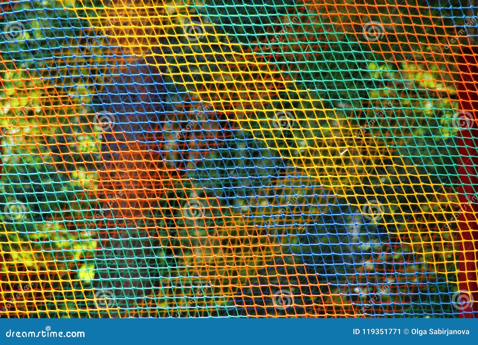Multi-colored Mesh of Threads Stock Image - Image of bulb, blue: 119351771