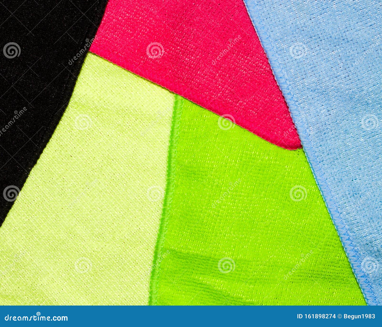 Multi Colored Microfiber Fabric.Colored Microfiber Background Stock ...