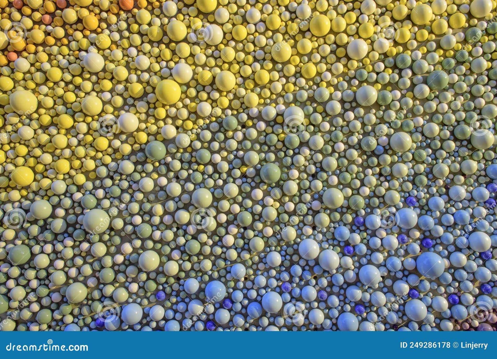 Circle Mosaic Tile Abstract Texture Background. Stock Photo - Image of ...