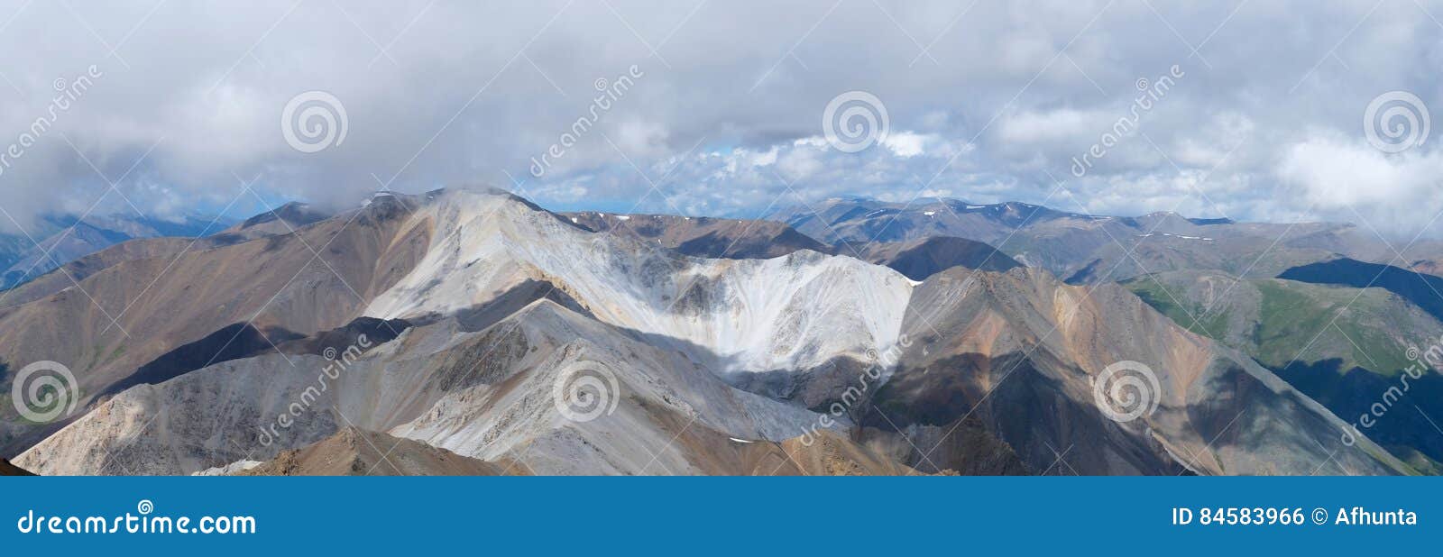 Multi-colored mountains stock photo. Image of clear, geological - 84583966