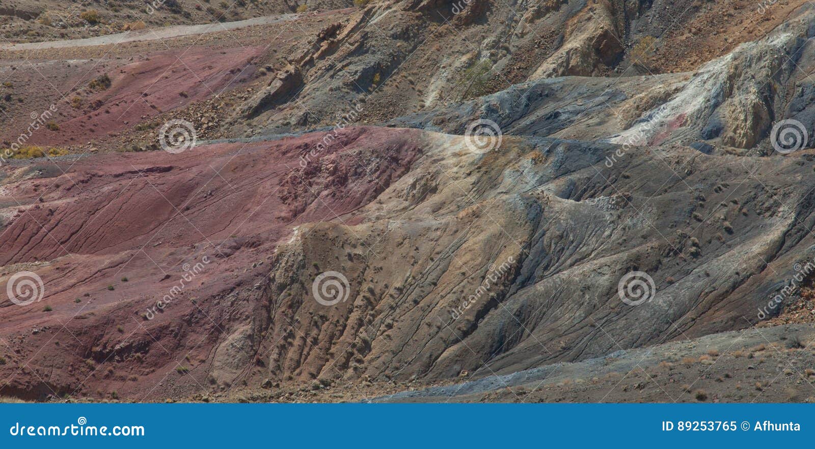Multi-colored mountains stock image. Image of object - 89253765