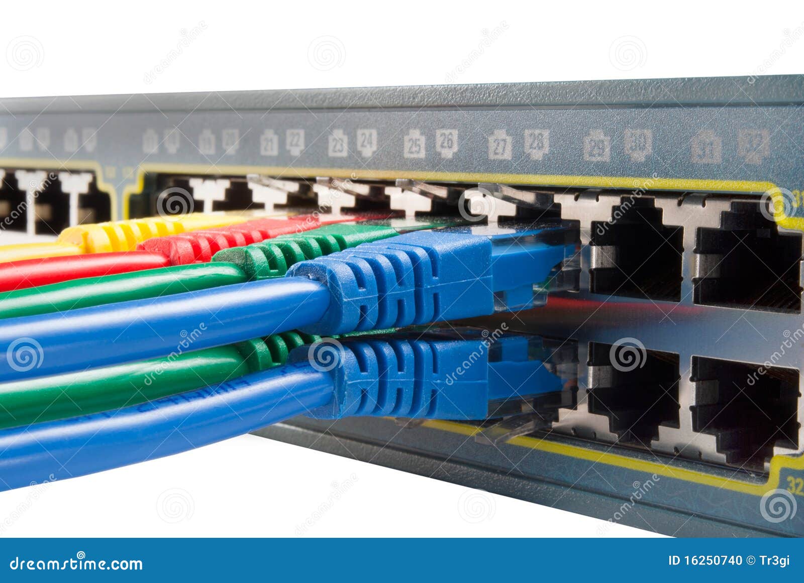 Multi Colored Network Cables Connected To Switch Stock Photo - Image of ... Multi Colored Network Cables Connected To Switch Stock Photo - Image of ...