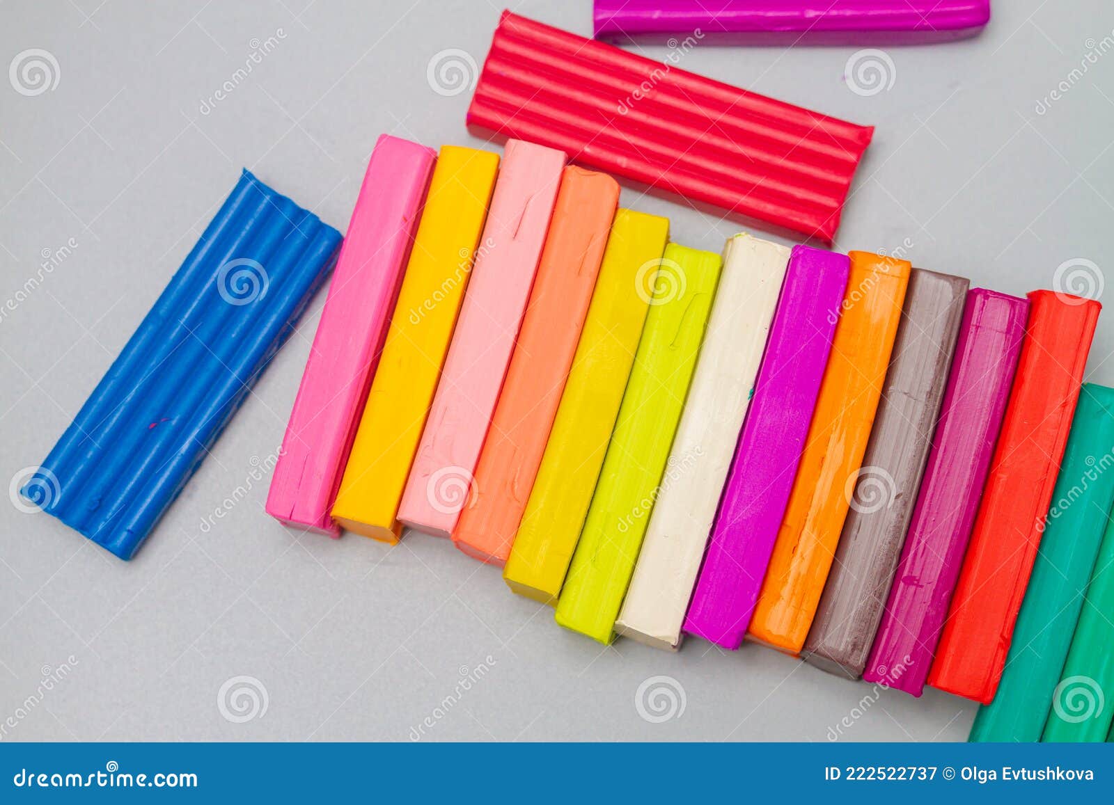 Multi-colored New Plasticine of Bright Colors for Modeling and Modeling ...