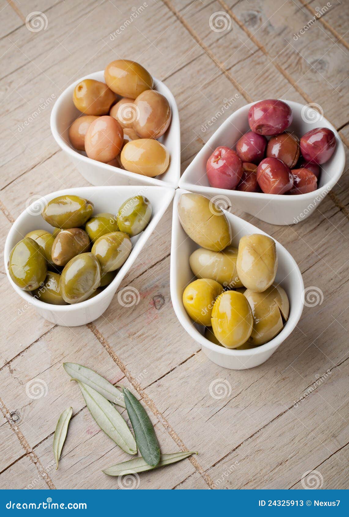 Multi colored olives stock image. Image of vegetarian - 24325913