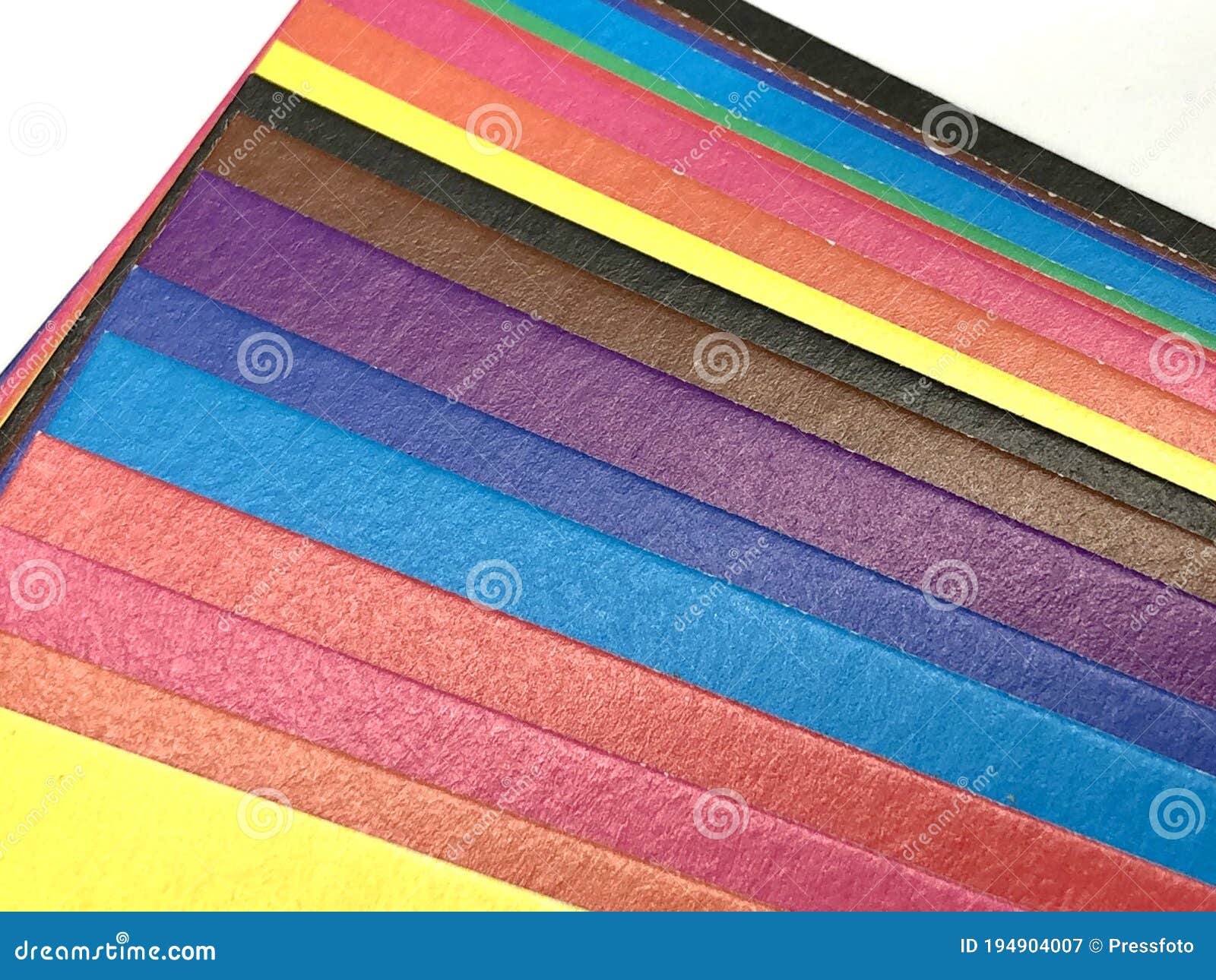 Multi-colored Palette Arts and Crafts Paper Stock Image - Image of ...