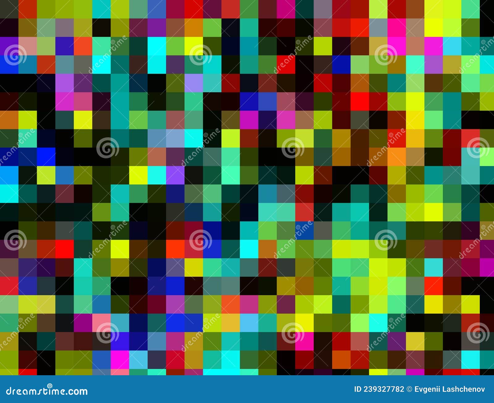 Multi-colored Palette of Squares. Abstract Background. 3d Rendering ...