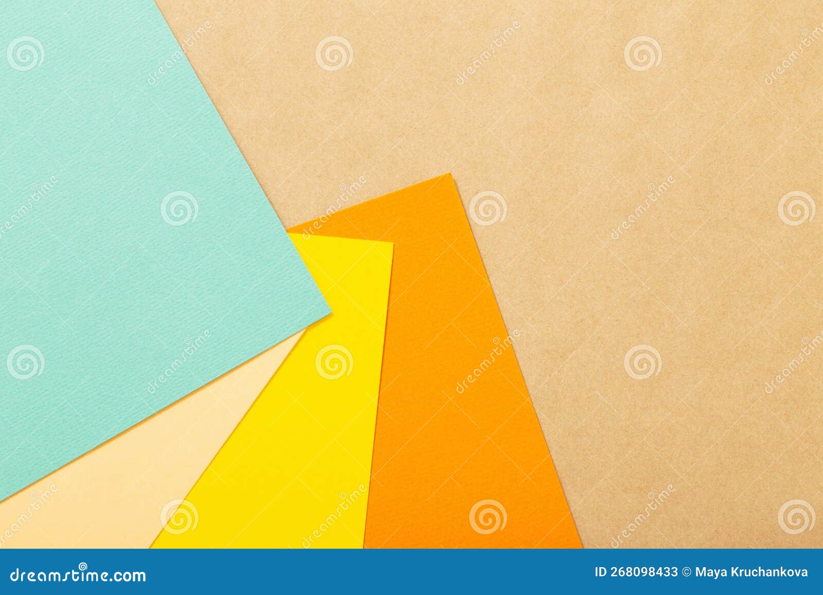 Multi-colored Paper Background from Several Sheets of Cardboard Stock ...