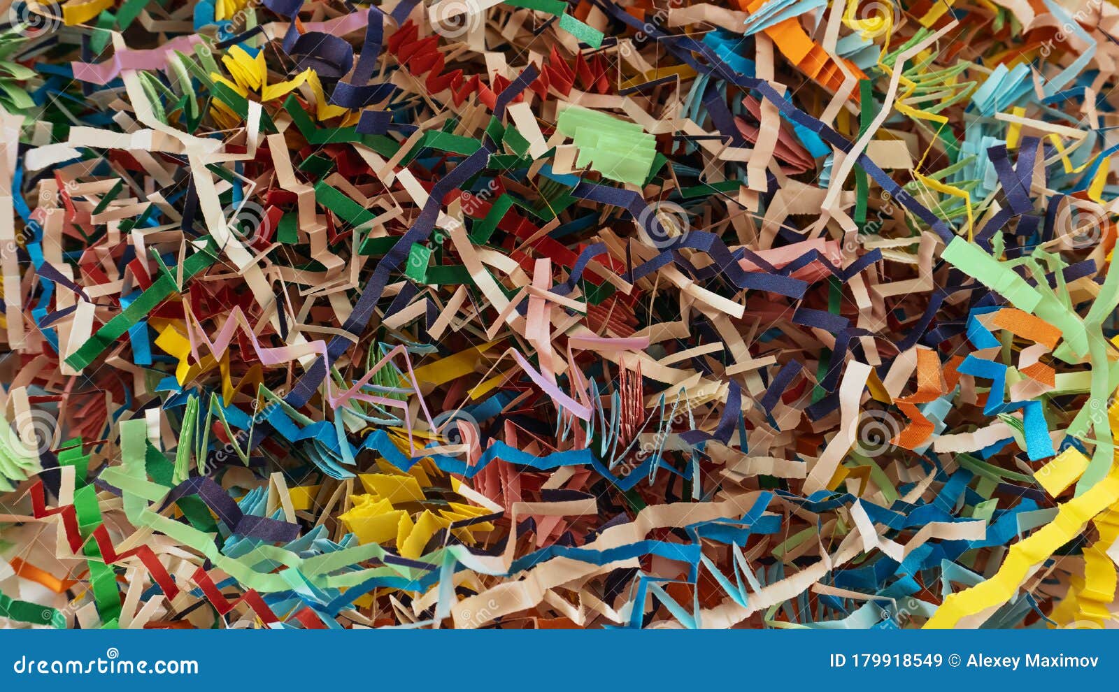 Multi-colored Paper Decor for Creativity, Folded in the Shape of an ...